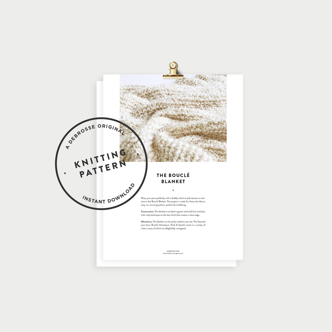 Bouclé Blanket – DeBrosse